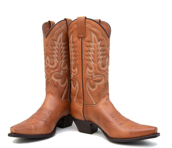 Vegas Tan Womens Boot - R Soles